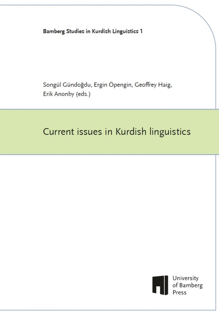 Current Issues in Kurdish Linguistics I - International Conference On ...